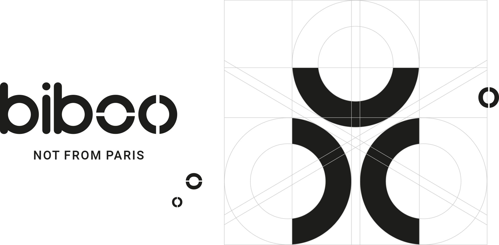 Biboo | Identité visuelle | Ambigram agence de communication