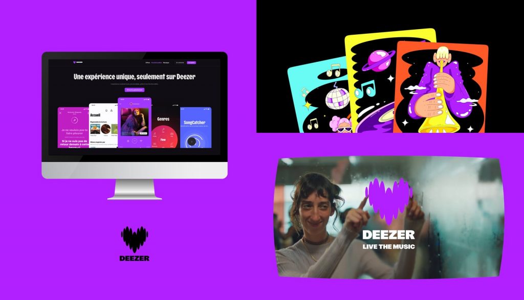 Nouveau logo Deezer, sa nouvelle identité visuelle